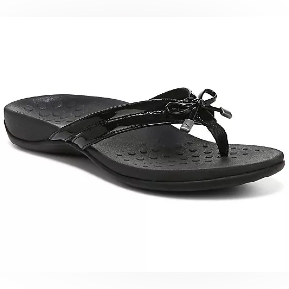Vionic | Shoes | Vionic Bow Thong Sandals Bella Anniversary Casual ...